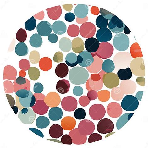 Colorful Circle Pattern Background Vector Graphic Design From Circles In Pastel Colors