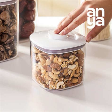 Condiments Container Canister Container Anya Sealed Jar Press Storage Bottle Plastic Storage Box Condiments Container Canister Container Anya Sealed Jar Press Storage Bottle Plastic Storage Box