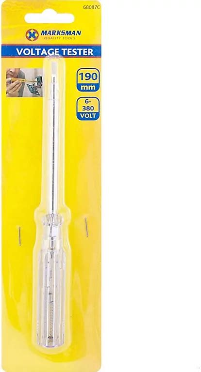 Set Of 2 Voltage Tester Electrical Mains Screwdriver 190mm 6 380 Volt Electricians Diy At Bandq