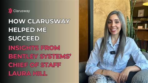 How Clarusway Helped Me To Succeed Lauras Inspiring Journey With Clarusway Youtube