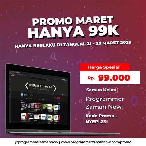 Promo Programmer Zaman Now Eko Kurniawan Khannedy