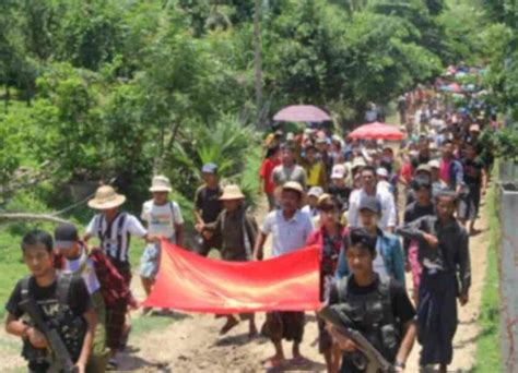 ပေါက်ဒေသတွင် အာဇာနည်နေ့ အထိမ်းအမှတ် အဖြစ် စစ်အာဏာရှင် တော်လှန်ရေး ချီတက် ဆန္ဒပြ Khit Thit Media