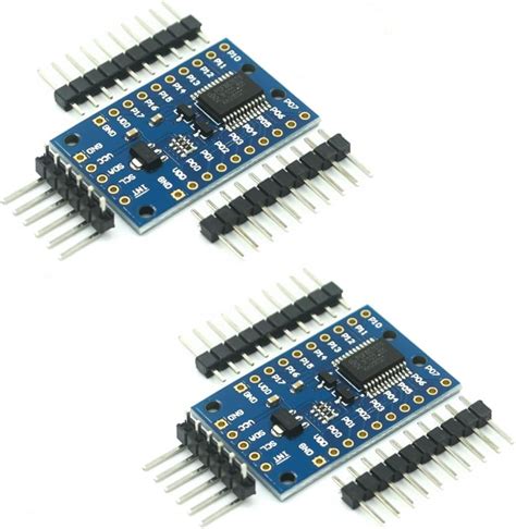 2pcs pcf8575 io expander board module i2c to 16io iic i2c i