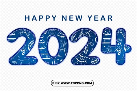 Happy New Year 2024 Clipart Free