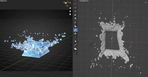 A Geometry Nodes Setup For Creating Customizable Water Splashes
