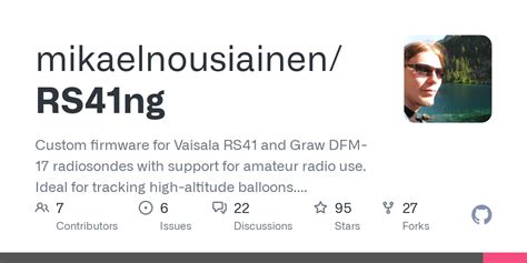 GitHub Mikaelnousiainen RS41ng Custom Firmware For Vaisala RS41 And