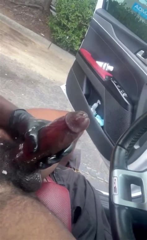 Stroking His Bbc Outdoors With Car Door Open ThisVid Com