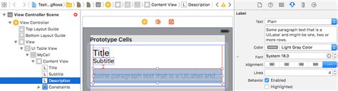Ios Using Auto Layout In Uitableview For Dynamic Cell Layouts