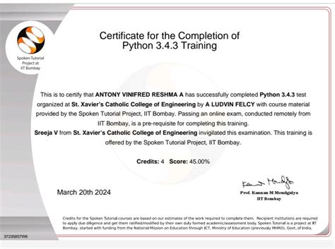 a antony vinifred reshma on linkedin pythonprogramming
