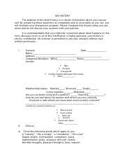 Understanding Your Sexual Health Comprehensive Self Assessment Course Hero