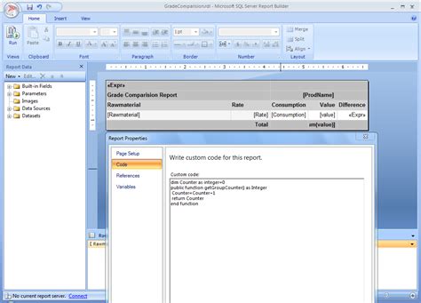 Vb Net Development And SQL Hints Alternate Column Colors In SSRS