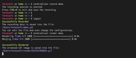 Terminalizer Record Your Linux Terminal And Generate Animated 