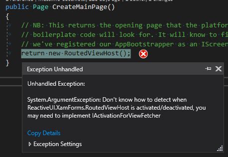 Xamarin Forms XF App Failing On IOS With ReactiveUI Stack Overflow