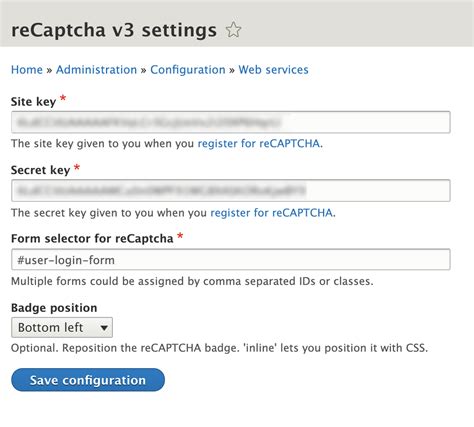 Recaptcha V3 Integration