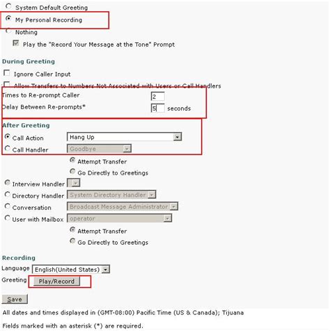 cisco unity connection call handlers