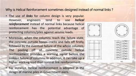 Design Of Short Columns Using Helical Reinforcement Pptx Physics