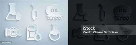 모터 기계 오일 오일 철도 저수조 산업 금속 파이프 및 밸브 시험관 플라스크 가솔린 펌프 노즐 및 가솔린 테스트 아이콘용