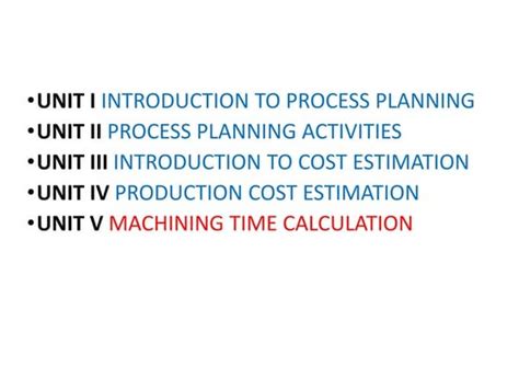 Cost Calculation Of Cnc Machining Operation Ppt
