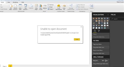 Solved Downloaded Report From Power Bi Service Not Runnin