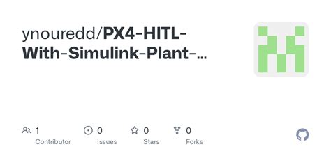 Github Ynoureddpx4 Hitl With Simulink Plant And Controller