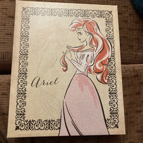Princess Ariel Drawing Face Open Road Brands Disney