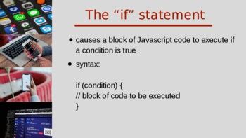 Intro To Javascript With App Lab Conditionals Lecture Slides Middle School