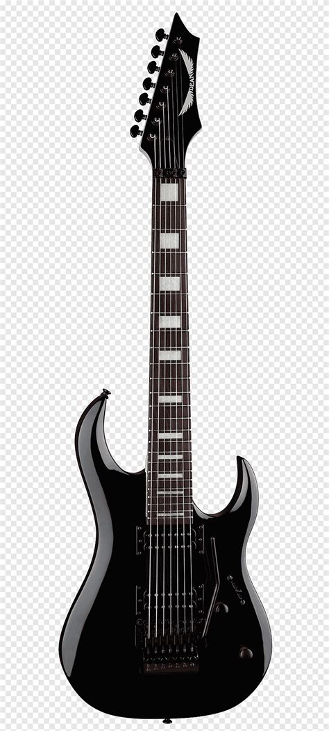 딘 기타 딘 Mab7x Cbk 7string 솔리드 바디 일렉트릭 기타 7 줄 기타 Michael Angelo 다리 Sevenstring 기타 Png Pngegg