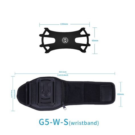 45 7 인치 전화 지퍼 포켓 탈착식 회전 팔 벨트 가방 달리기 전화 케이스 8 클로 블랙