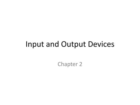 2 2 Direct Data Entry Devices Pptx