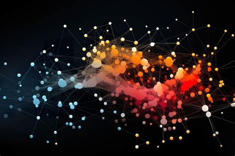 Premium Ai Image Abstract Background Functions Of Complex Networks