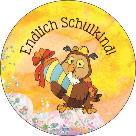 Buttonvorlage Schulkind Eule Zaubereinmaleins Shop
