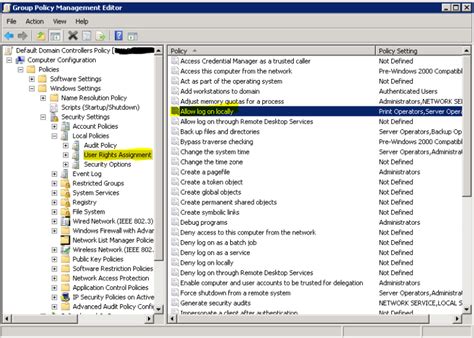 Grant User Local Logon Rights Via Group Policy Another Technology Blog
