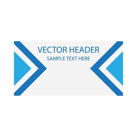 Header Template Illustration 38007022 Vector Art At Vecteezy