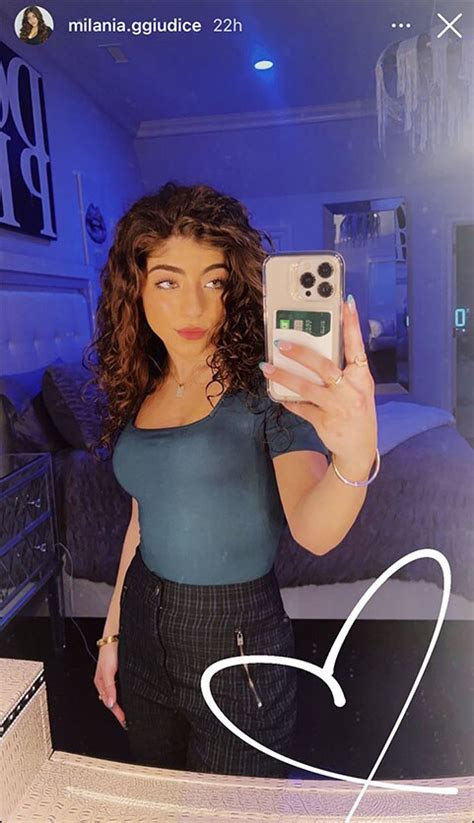Teresa Giudices Daughter Milania Shows Natural Curly Hair On Instagram