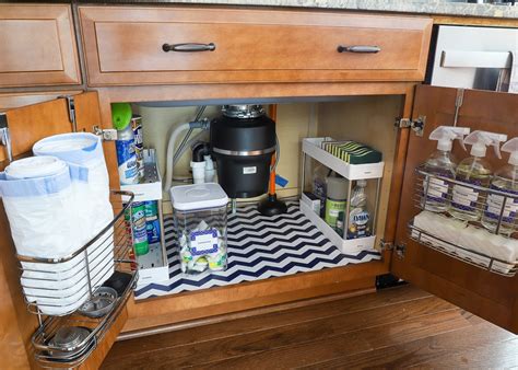 How To Organize The Cabinet Under The Kitchen Sink A Foolproof Process