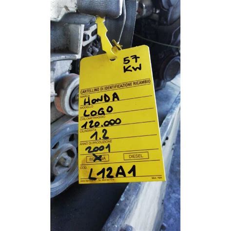 Used 1996 2001 L12a1 Engine For Honda Logo 11816 Ebay