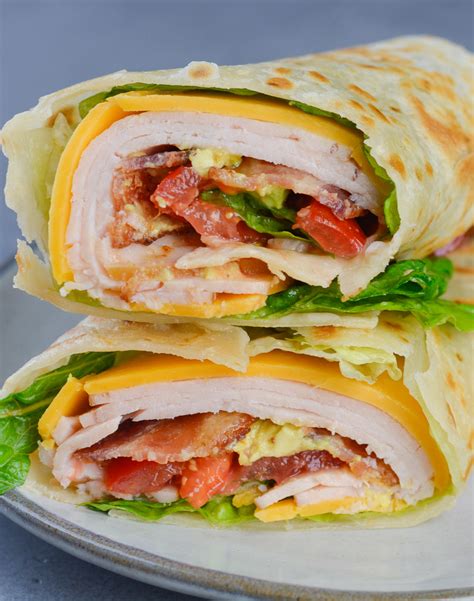 California Turkey Club Wrap