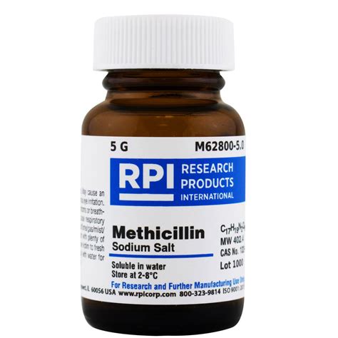M62800 50 Methicillin Sodium Salt 5 Grams