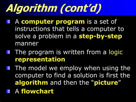 Visual Problem Solving Lecture Pptx Computing Technology And Computing
