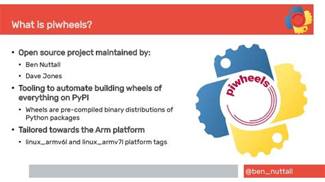 Piwheels A Python Package Repository For Raspberry Pi Speaker Deck
