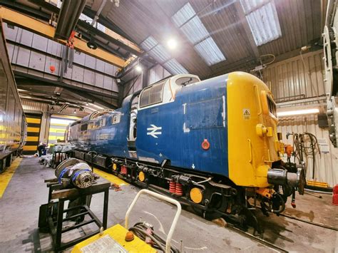 An Update On Class 55 Deltic Locomotive D9000 Royal Scots Grey” And The Deltic Delight Rail Tour