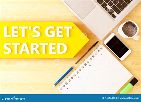 Lets Get Started Stock Illustration Illustration Of Ambition 146560434