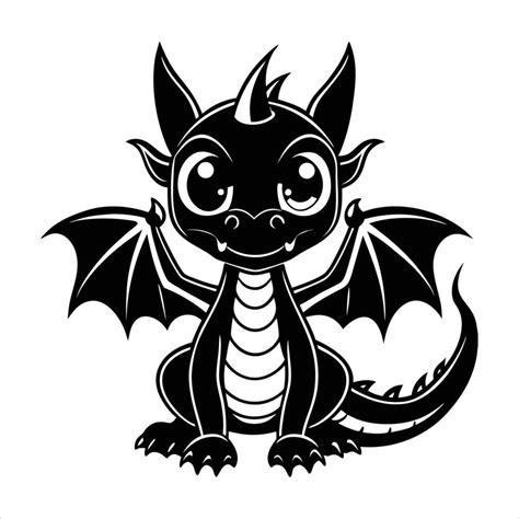 Cartoon Chibi Dragon A Cute 61401957 Vector Art At Vecteezy