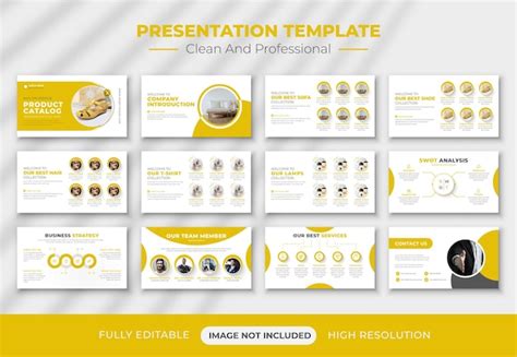 Premium Vector Multipurpose Product Catalog Powerpoint Presentation