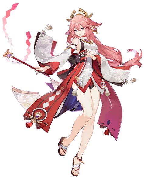 Yae Miko Modern Redesign Genshin Impact Hoyolab
