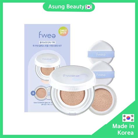 Fwee Cushion Glass 15g Refill 15g Fuff 2ea Set Spf50pa 💙 5