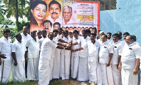 Bhumi Puja சாலை அமைக்க பூமி பூஜை