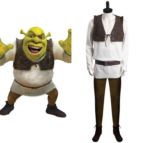 Movie Shrek Forever After Shrek 4 Cosplay Costume Shrek Mens Outfits H Coshduk