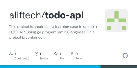 Wahyu Krisna Aji On Linkedin Github Aliftechtodo Api This Project Is Created As A Learning