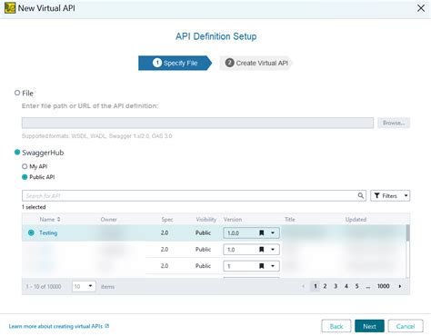 Create Virtual Services From API Definition File ReadyAPI Documentation
